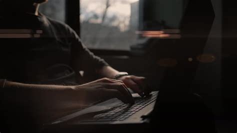 A Programmer Is Typing New Lines Of Html Code Technology Stock Footage