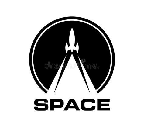 Spaceship Or Space Rocket Launch Vector Icon Stock Vector Illustration Of Shuttle Fire 320120527