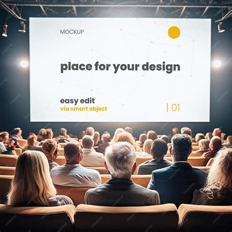 Premium Psd Cinema Movie Screen Projector Mockup 03 Generative Ai