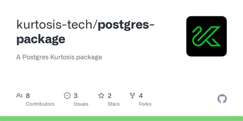 Github Kurtosis Techpostgres Package A Postgres Kurtosis Package
