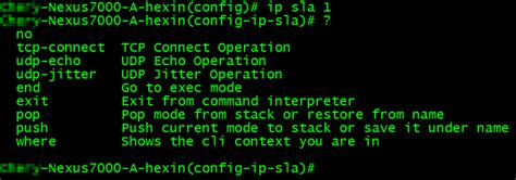 已解决 N7k开启sla，没有icmp选项 Cisco Community