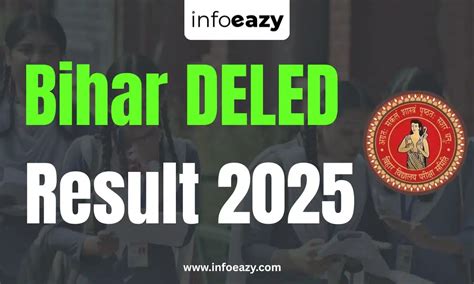 Bihar Deled Result 2025 Out Download