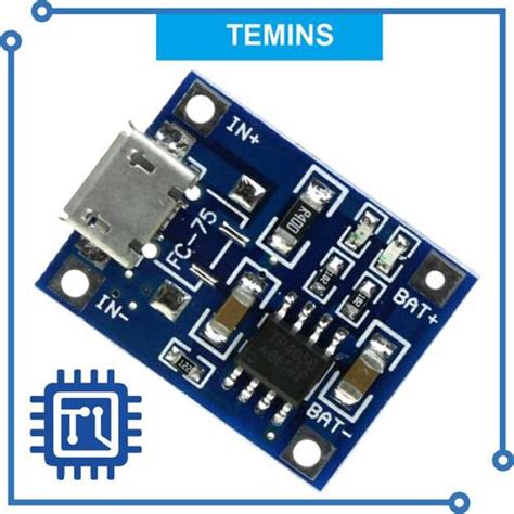 Jual TP4056 Module Charger Modul Charger Baterai Micro USB Kota Semarang Temins Tokopedia