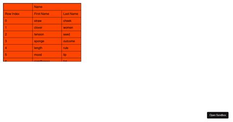 React Table Window Scrollbar Issue Codesandbox
