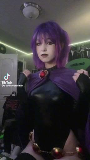 Raven Cosplay Video Cartoni Animati Arte Horror