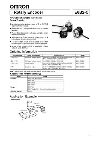 Omron E B CWZ Series Rotary Encoders P R To P R M Cable Lengths At Best Price In