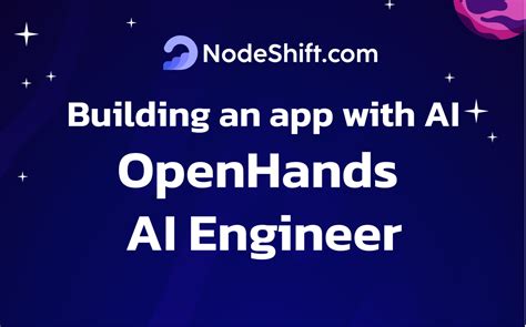 Build An App With Ai In Minutes Using Openhands Ai Engineer Install Locally