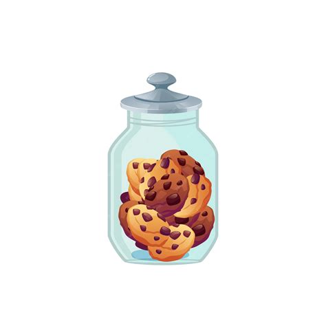 Premium Vector Best Cookie Jar Set Vector Illustration Flat Clip Art