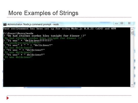 Java Script Strings Numbers Integers And Variables Web