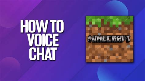 How To Voice Chat In Minecraft Tutorial Youtube