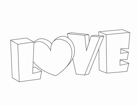 Love In Bubble Letters 3 Free Printables