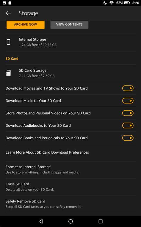 Amazon Fire Tablet Low Internal Storage At Kathleen Campion Blog