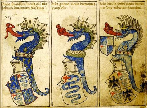 Mythical Origins Of The Visconti Coat Of Arms By Marco Ponzi