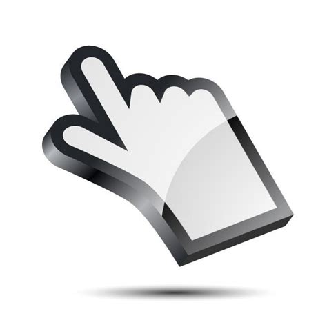 Hand Pointer Icon Ai Royalty Free Stock SVG Vector