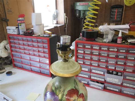 Lamp Parts And Repair Lamp Doctor Floral Table Lamp Needs New Socket And Harp