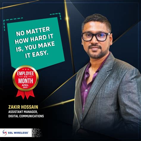 ssl wireless on linkedin congratulations md zakir hossain you are the employee of the month for…