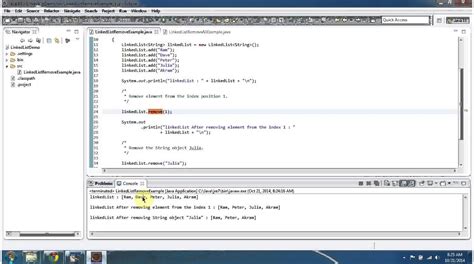 How To Remove An Object From The Linkedlist Linkedlist Remove Object