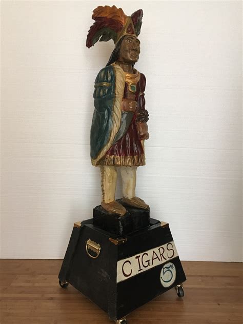 Wood Cigar Store Indian Statues And Figures With History And Origin Of