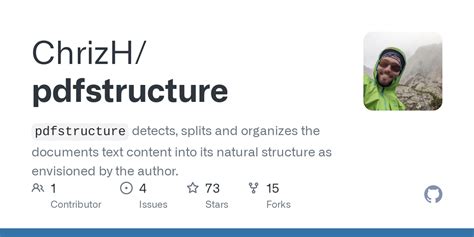 GitHub ChrizH Pdfstructure Pdfstructure Detects Splits And