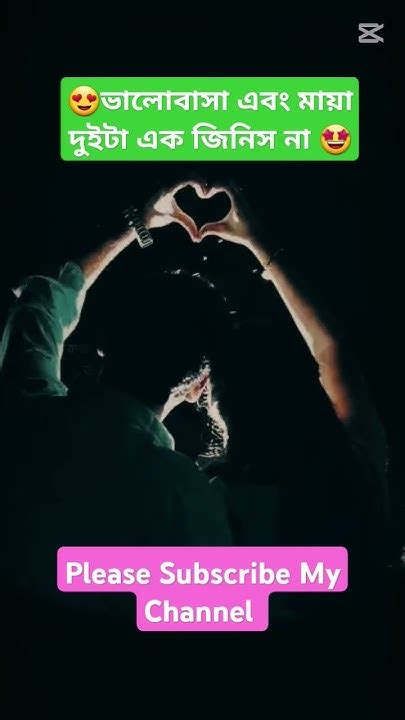 😍ভালোবাসা এবং মায়া দুইটা এক জিনিস না 🤩 Love Youtubeshorts