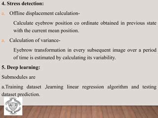 Stress Detection Using Image Processing PPTX