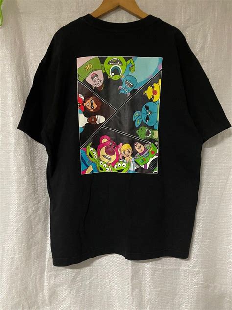 Adidas Pixar 聯名 背大圖 偏寬鬆版t B4 他的時尚 上衣與西裝 T恤、polo衫在旋轉拍賣