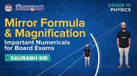 Magnification And Mirror Formula Class 10 Science Light Reflection And Refraction Solving