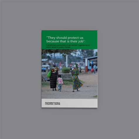 Salc Research Report ‘they Should Protect Us Because That Is Their Job