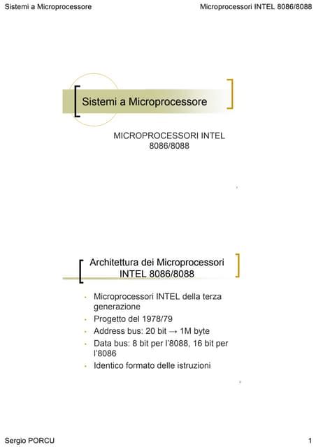 Microprocessori Intel 8086 8088 Pdf