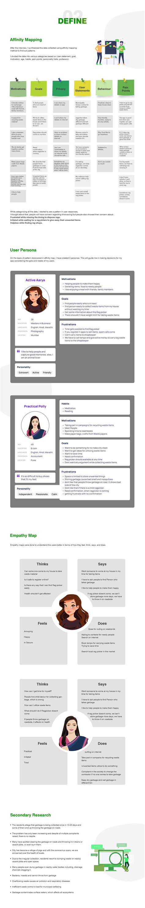 Ui Ux For Booking A Rag Picker Behance