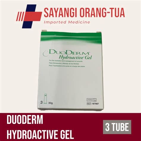 Duoderm Hydroactive Gel 30 Grams Shopee Malaysia