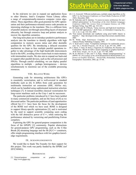 Accelerating A C Image Processing Library With A Gpu Pdf