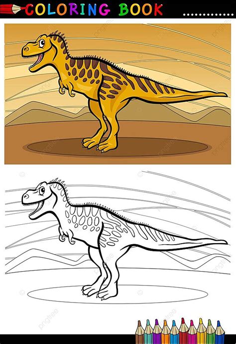 タルボサウルス 恐竜 塗り絵 グラフィック ブック 中生代 ベクターイラスト画像とpngフリー素材透過の無料ダウンロード Pngtree