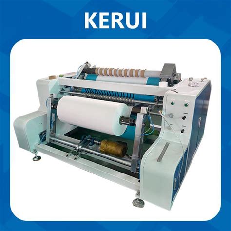 Semi Automatic Rewind Machine For Rewinding Stretch Wrap Roll Cover