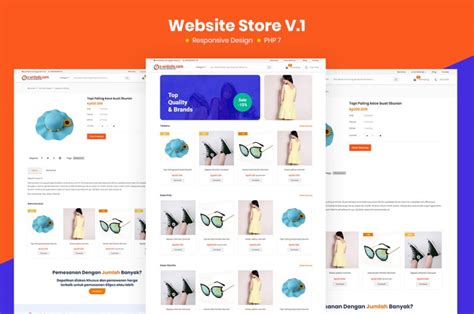 promo web toko online siap hosting support php 7 4