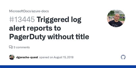 Triggered Log Alert Reports To PagerDuty Without Title Issue 13445