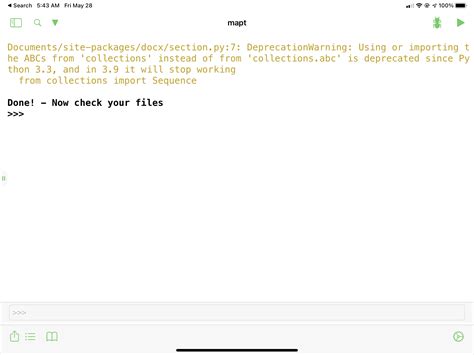 Deprecation Warning Python 39 · Issue 358 · Elapouyapython Docx