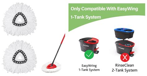 Amazon 40 Coupon 2 Pack Spin Mop Replacement Head Mop Refills