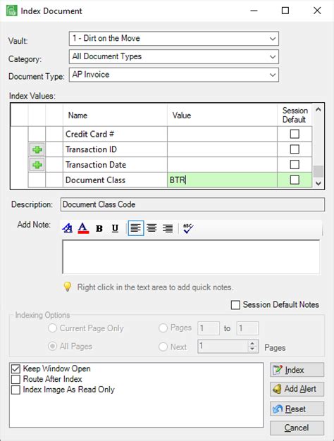 Administration Documents Document Classes Document Class Field Locations In Sage Paperless