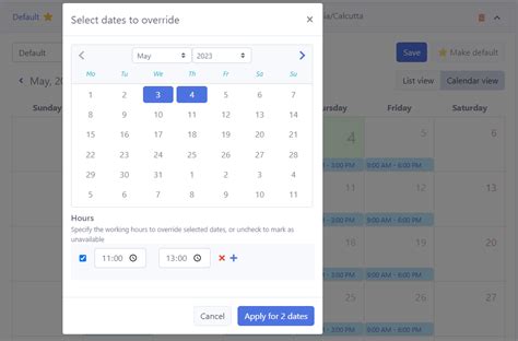 How To Set Working Hours On Day Scheduling App DaySchedule