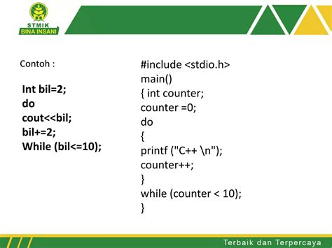 Pertemuan 5 Perulangan Looping Ppt