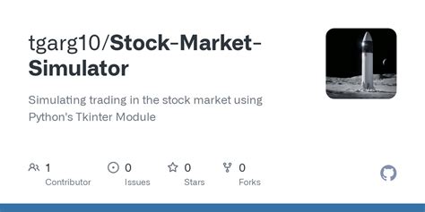 Github Tgarg10stock Market Simulator Simulating Trading In The Stock Market Using Pythons