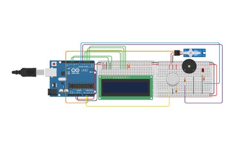 Circuit Design Projeto Sensor De GÁs Lcd Tinkercad