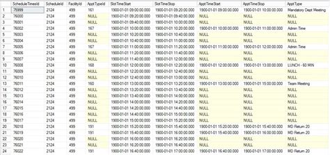 Sql Server Find Available Time Slots Stack Overflow