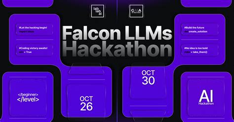 falcon llms hackathon sponsored by gaia lablab ai