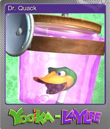 Yooka Laylee Dr Quack Steam Trading Cards Wiki Fandom