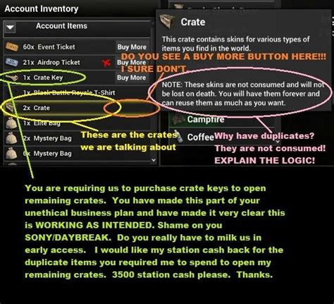 250 Station Cash Crate Key Scam Dont Pay For Duplicate Items Rh1z1