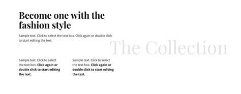 Heading And Text In Columns Html Template By Nicepage