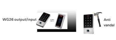 Touch IP68 Keypad With 125KHz RFID Fingerprint Access And WiFi