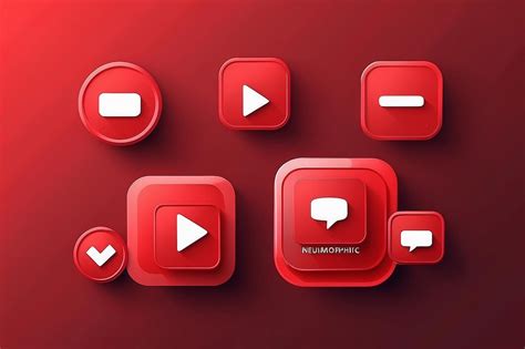 Neumorphic Ui Ux Design Elements 3d Vector Buttons Like Dislike Comment Share Premium Ai